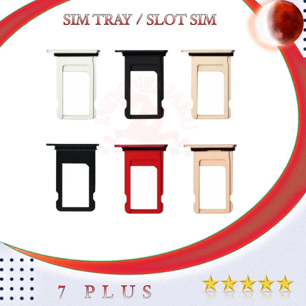 Jual SIM TRAY/SLOT SIM 7 PLUS SINGLE NEW ORIGINAL 100% | Shopee Indonesia