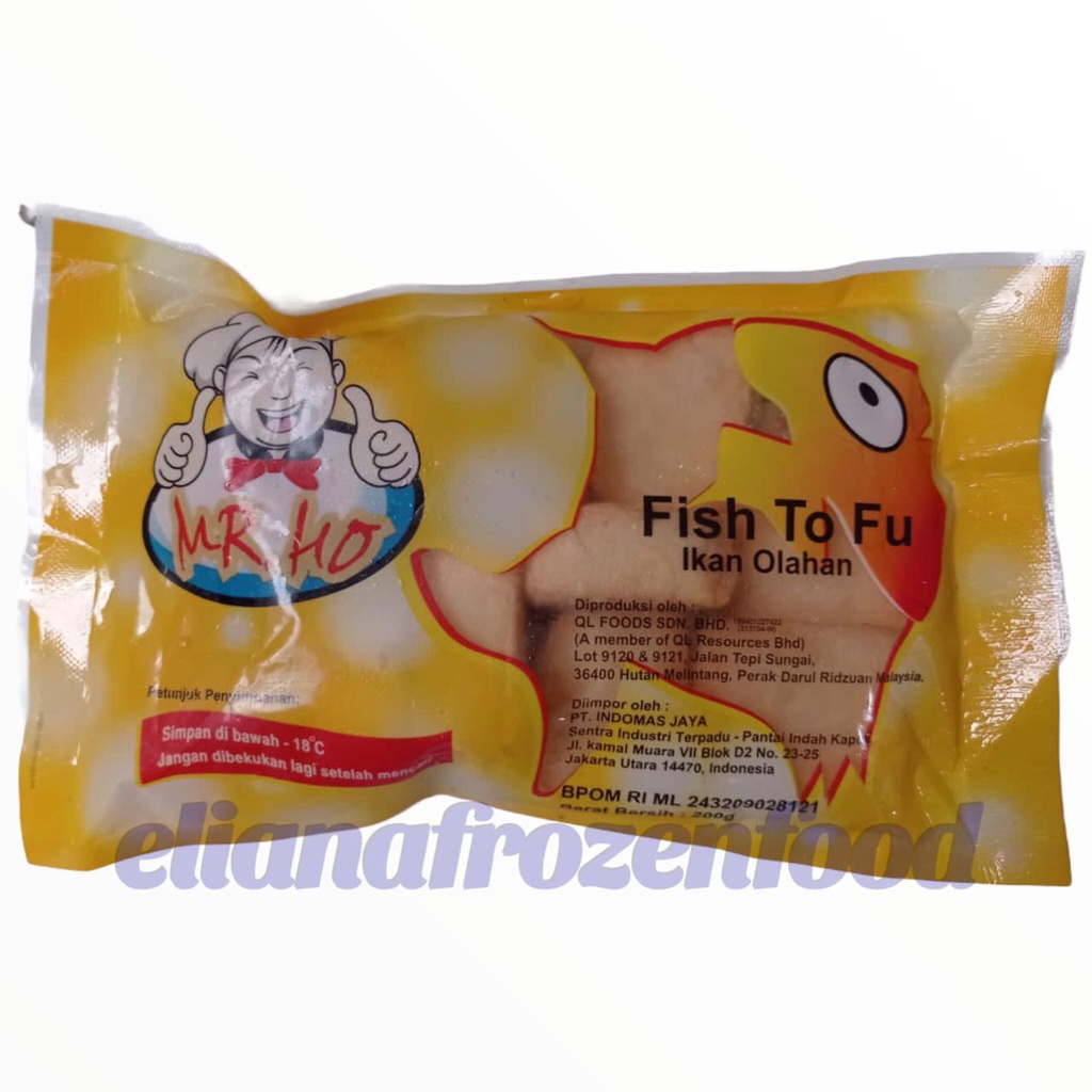 Jual MR HO SEAFOOD TOFU / MR HO FISH TOFU 200 GR | Shopee Indonesia