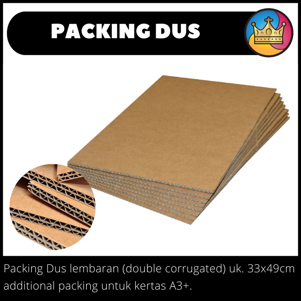 Jual Packing Dus Lembaran Double Corrugated untuk Kertas dan Sticker A3 ...