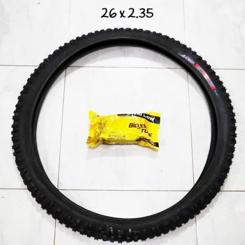 Jual PAKET BAN SEPEDA MTB 26 X 2.35 KENDA KINETICS BAN DALAM JENIS PENTIL MOTOR MERK SWALLOW ...