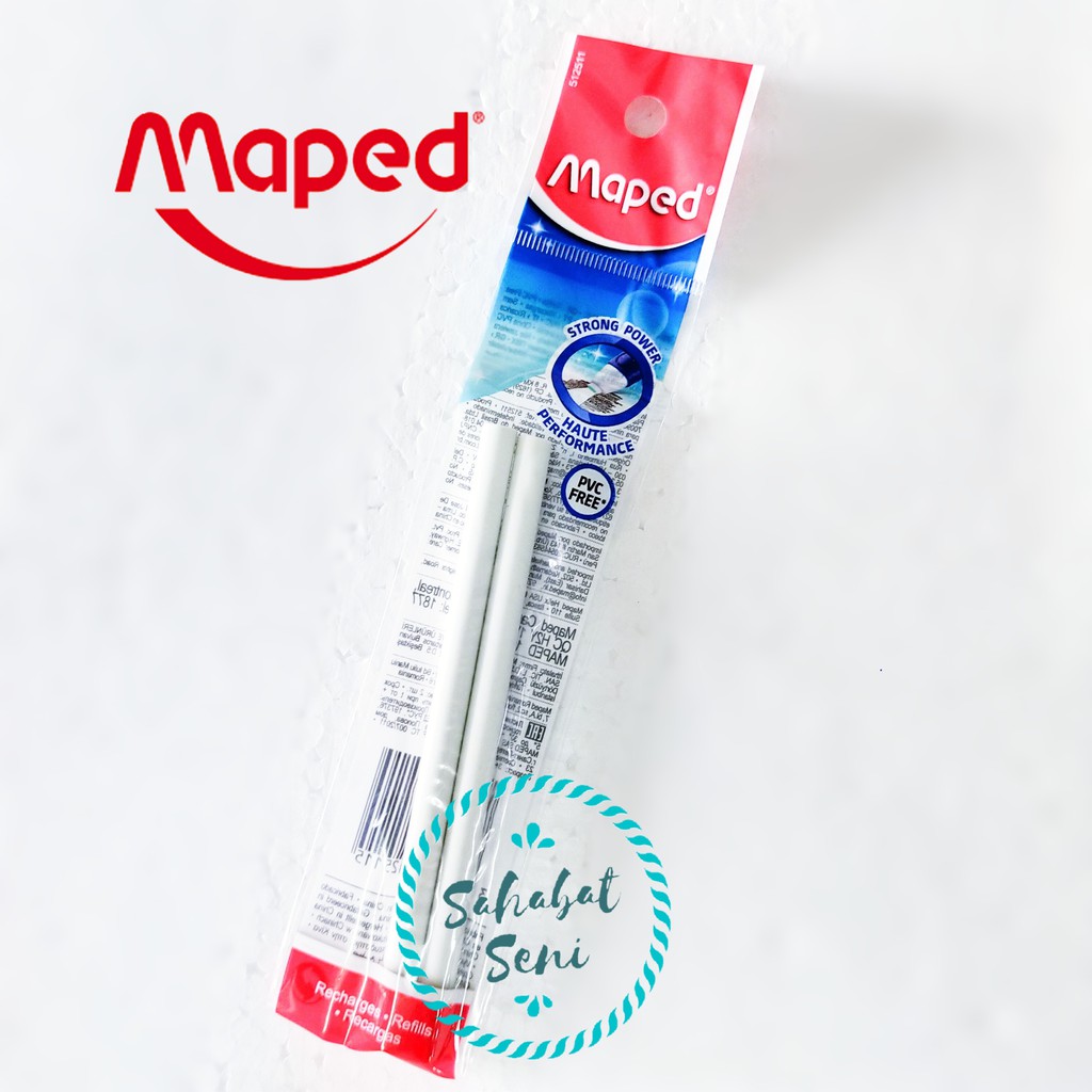 Jual Maped Refill GOM Pen Eraser - Isi Ulang Penghapus Gom Pen (Eraser ...