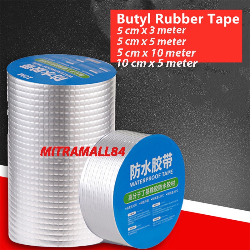 Jual Lakban Anti Bocor Aluminium Foil Perekat Super Tape Waterproof Lebar 5cm-20cm Panjang 5m ...