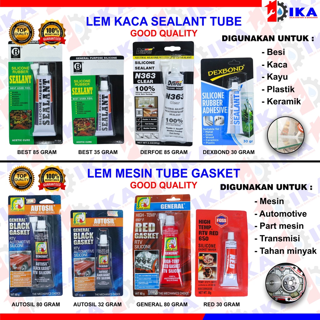 Jual LEM KACA FOSS SILIKON AQUARIUM AQUASCAPE SEALANT Lem Silicone ...