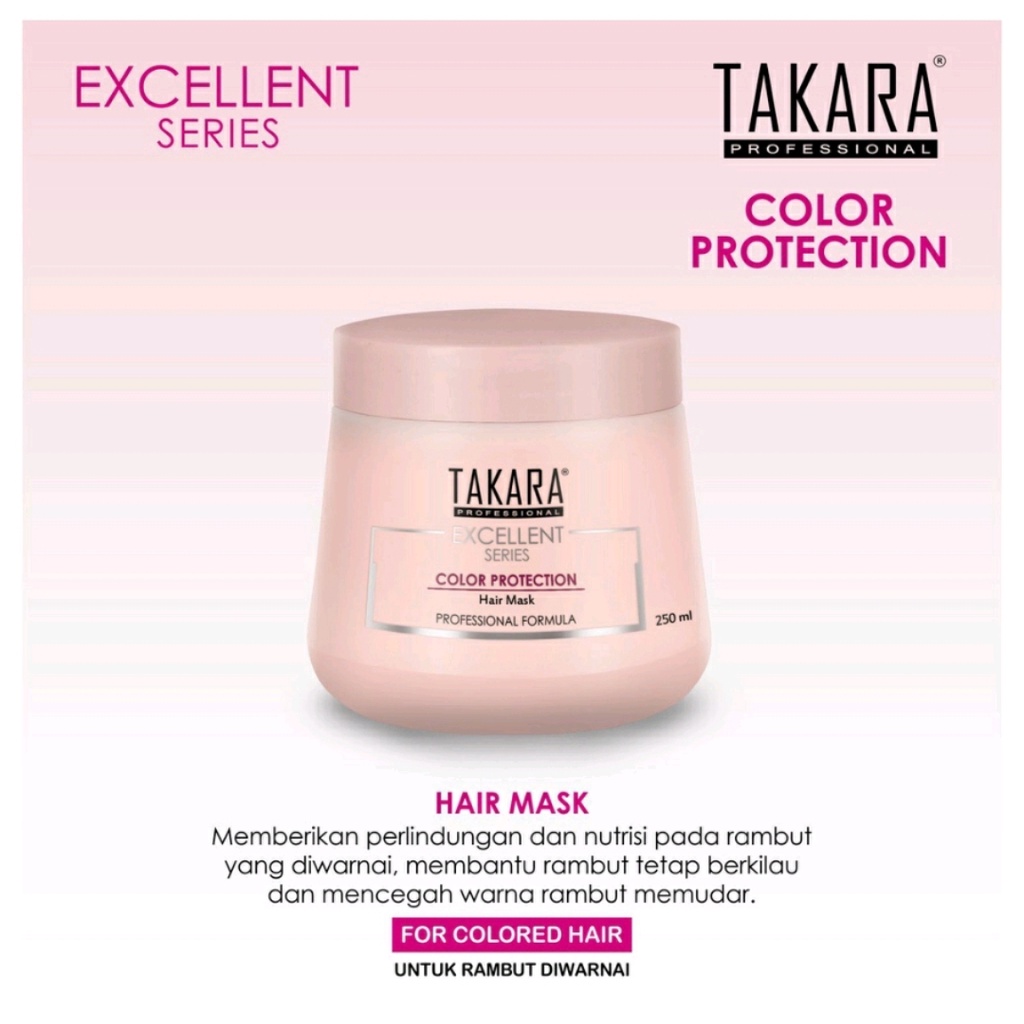 Jual TAKARA PROFESSIONAL COLOR PROTECTION HAIR MASK 250 ML | Shopee Indonesia