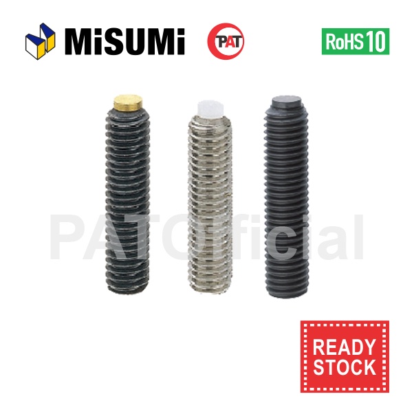 Jual MISUMI Hex Socket Set Screws - Soft Tips SBCP4-6 S/D SBCP4-8 | Shopee Indonesia