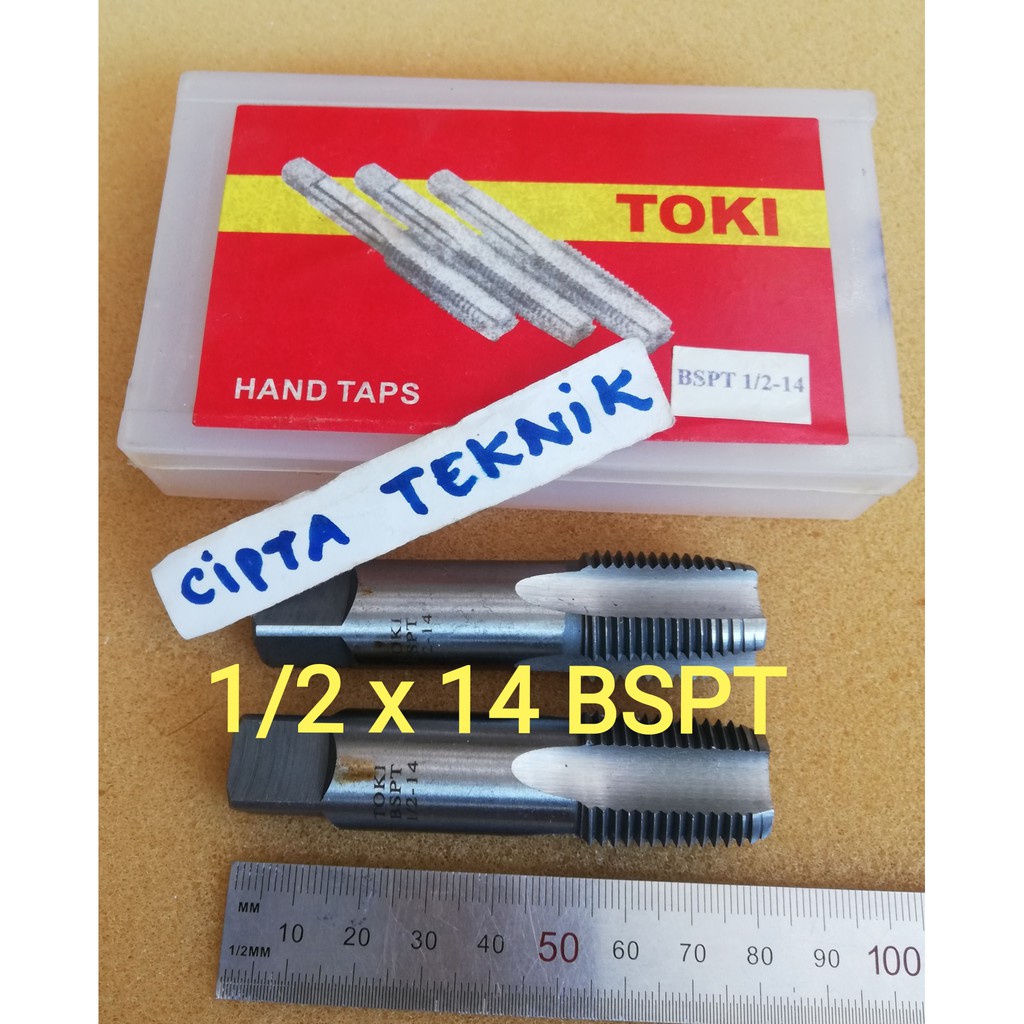 Jual Hand Tap Pipa Toki 1/2"inchi X 14 BSPT - Tap pipa 1/2"x14 BSPT ...