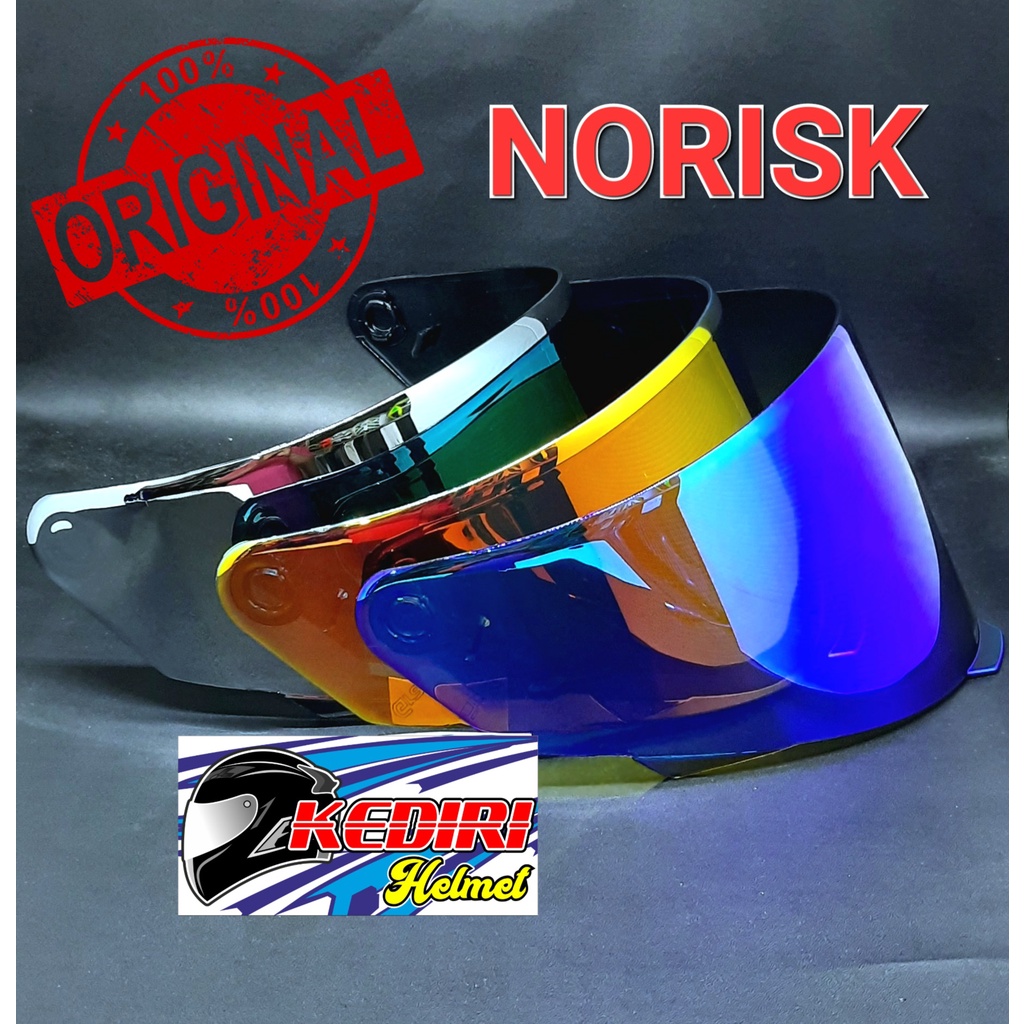 Jual Visor kaca TTC TT COURSE NORISK Iridium blue red silver | Shopee ...
