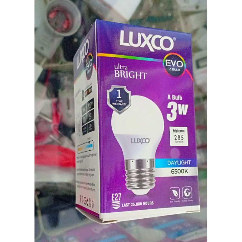 Jual lampu led luxco 3w-20w lampu led henat energi | Shopee Indonesia