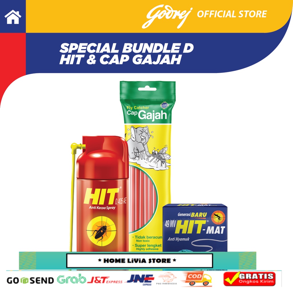 Jual Special Bundle D (HIT & Cap Gajah) - Godrej Indonesia Official ...