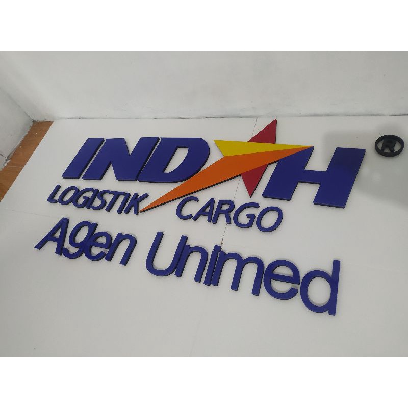 Jual Huruf Timbul/logo indah cargo logostik/Logo Ekspedisi Indah ...