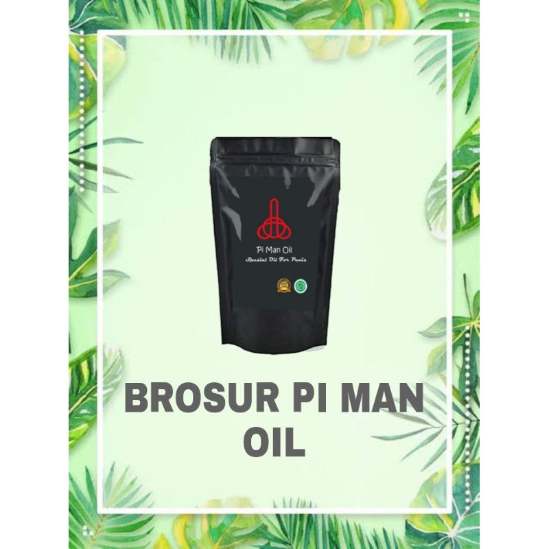 Jual Brosur Pi Man Oil | Shopee Indonesia