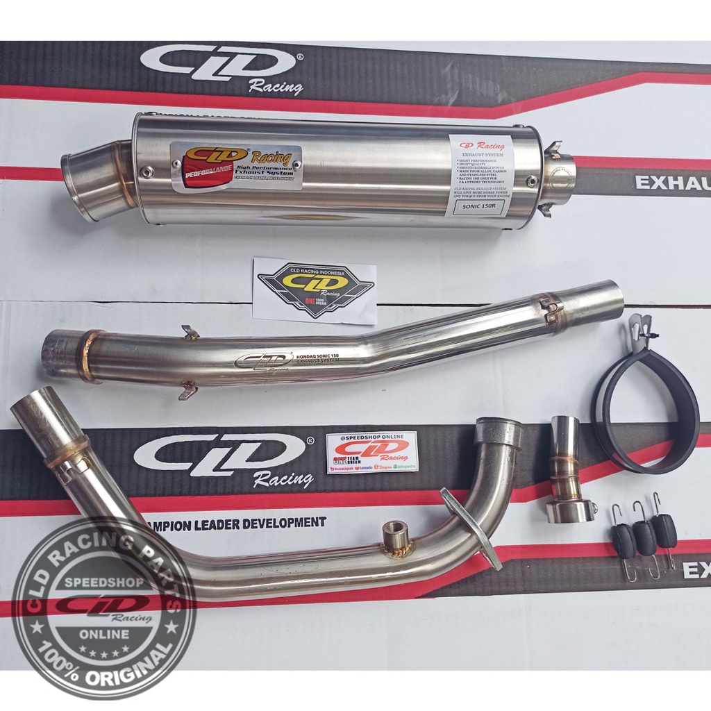 Jual KNALPOT CLD SONIC 150 R TYPE PERFORMANCE | Shopee Indonesia