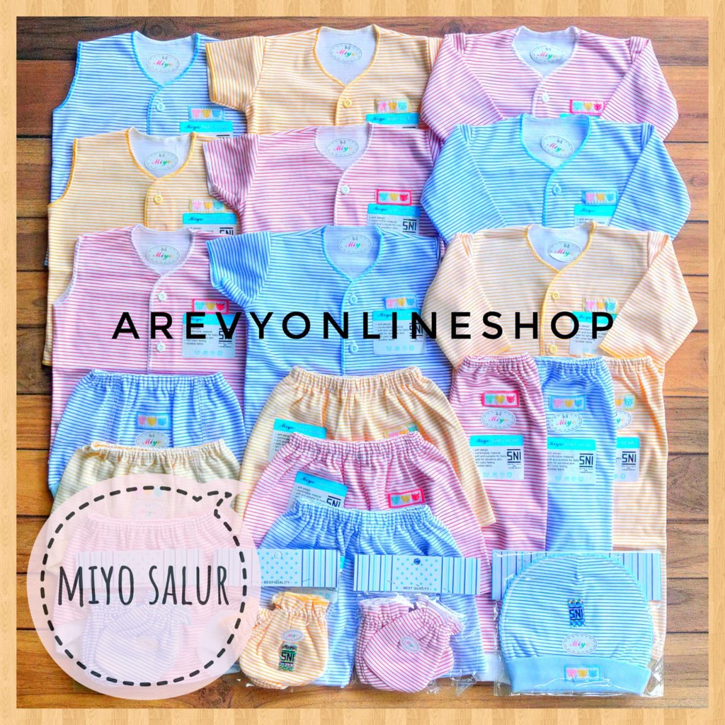 Jual Paket Baju Bayi Newborn Miyo Salur 0-6 Bulan Isi 31 Pcs ... Jual Paket Baju Bayi Newborn Miyo Salur 0-6 Bulan Isi 31 Pcs ...