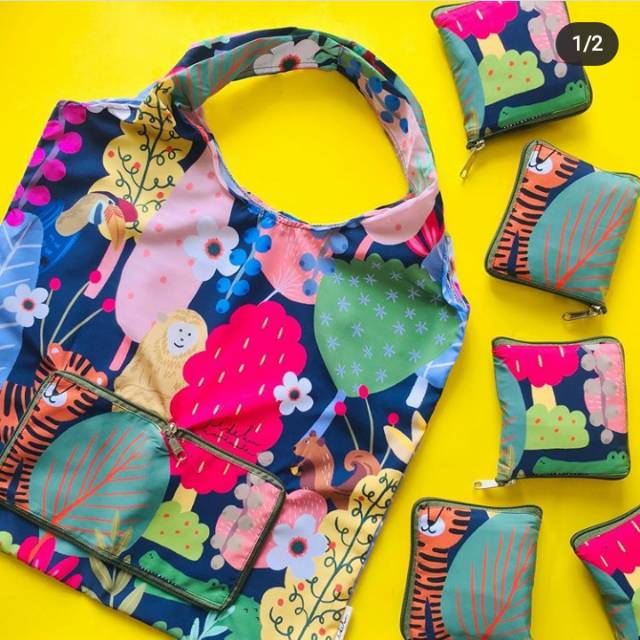Jual ideku handmade shopping bag jungle | Shopee Indonesia