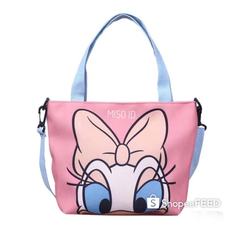 Jual MISO tote bag tas wanita Disney Mickey / Minnie mouse / donald ...
