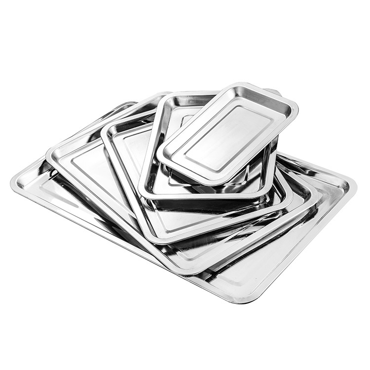 Jual Nampan Stainless Persegi, Nampan Tray Plastik TEBAL Waitress ...