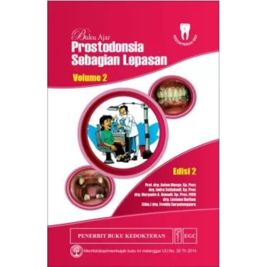 Jual Buku ORIGINAL - Buku Ajar Prostodonsia Sebagian Lepasan Volume 2 ...