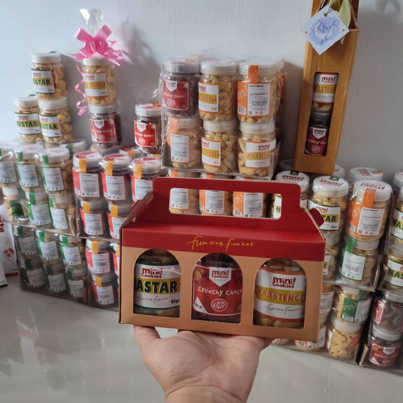 Jual MINI COOKIES BY INA COOKIES HAMPERS ISI 3 TOPLES | Shopee Indonesia