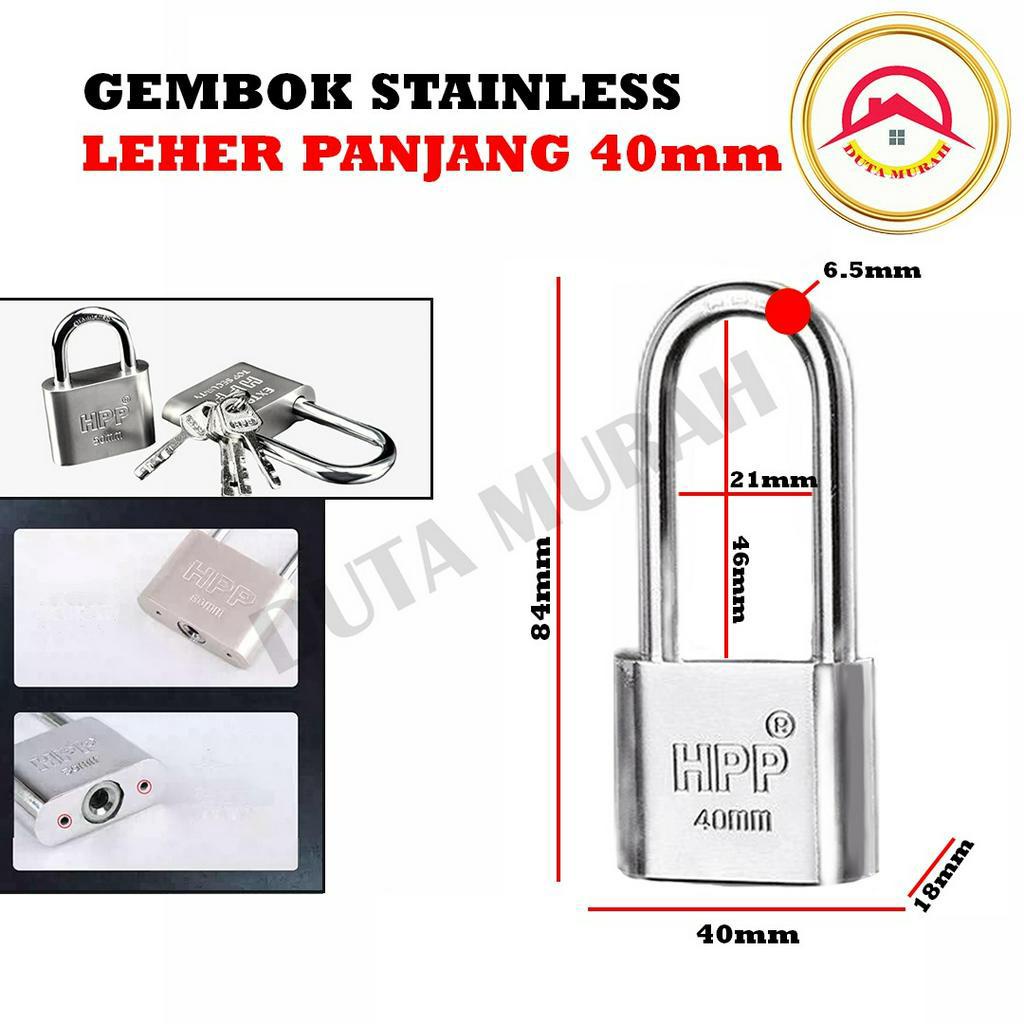 Jual Gembok Pagar Anti Rush Anti Maling Ukuran 30mm,40mm,50mm,60mm ...