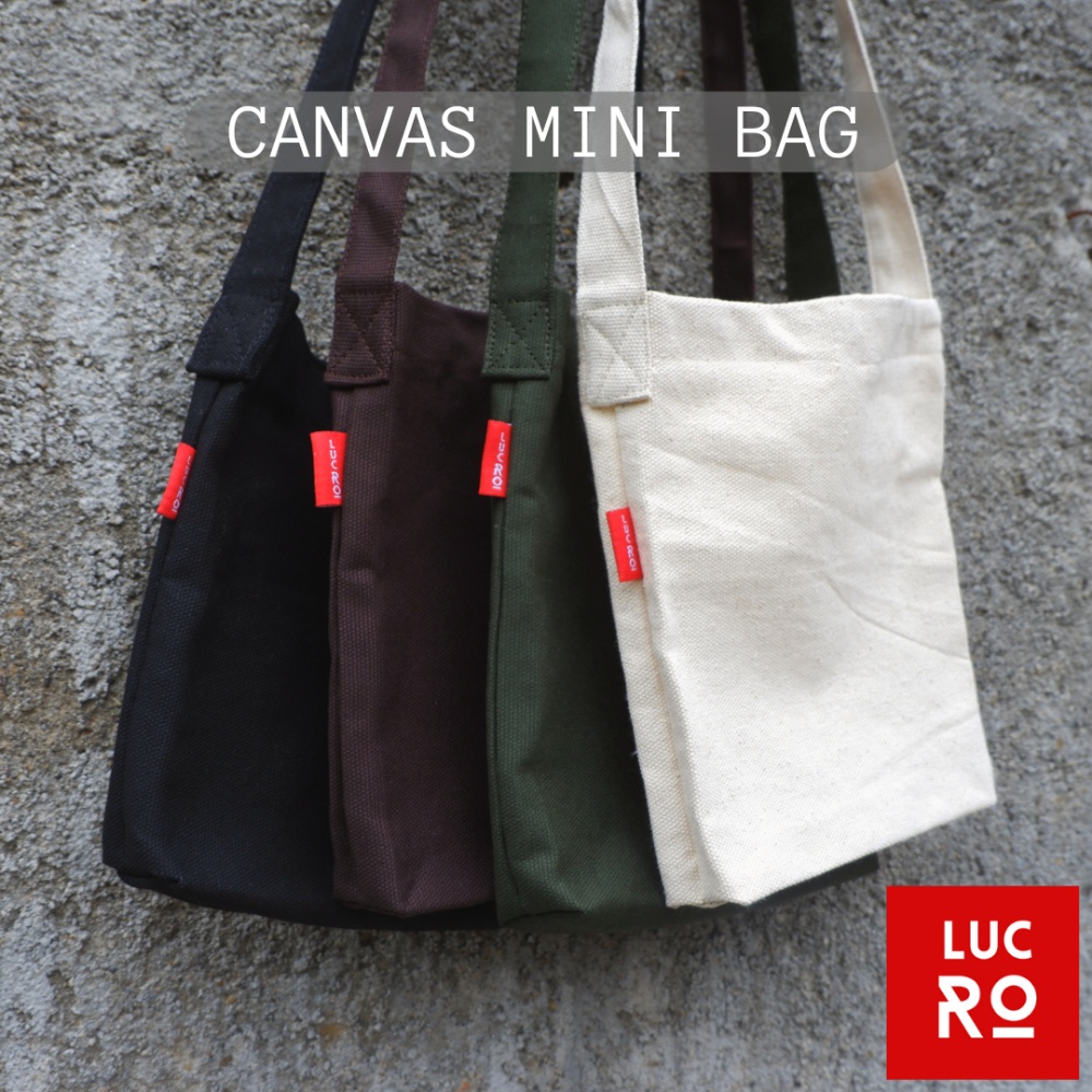 Jual TAS SELEMPANG KANVAS CANVAS MINI SLING BAG TAS HP KANVAS PRIA ...