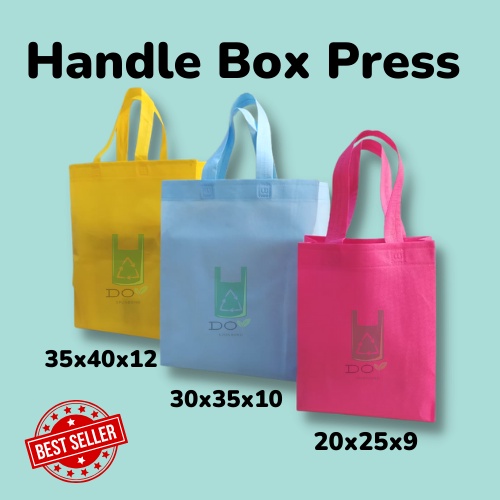 Jual Tas Spunbond Box Press Tersedia Dalam 3 Ukuran / Spunbond Bag ...