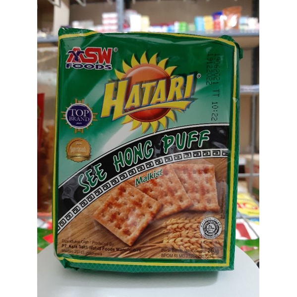 Jual ROTI GABIN HATARI SEE HONG PUFF DAN CREAM CRACKERS | Shopee Indonesia