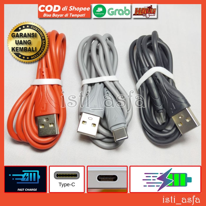 Jual Kabel Data USB Type C untuk HP POCO C75 C71 C65 C61 F7 F6 F5 F4 ULTRA M7 M6 M5 X7 X6 X5 ...