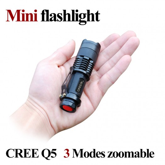 Jual Mini LED Flashlight 7W CREE 2000LM Waterproof Torch | Shopee Indonesia