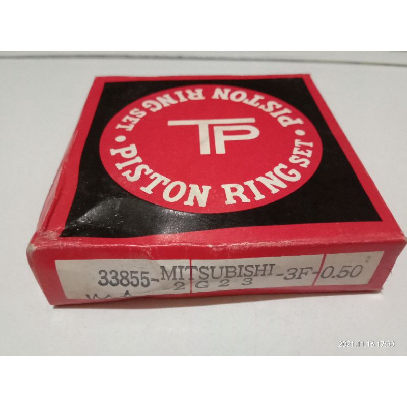 Jual ring seher piston mitsubishi L100 os 0,50 Tp asli japan | Shopee ...