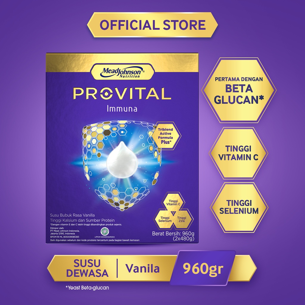 Jual Provital Immuna Susu Dewasa 960 gr | Shopee Indonesia