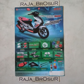 Jual Poster brosur katalog flyer Suzuki Skywave/Skywave125 Accessories ...