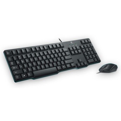 Jual Logitech MK100 (Mouse Kabel + Keyboard PS2 bundle) | Shopee Indonesia