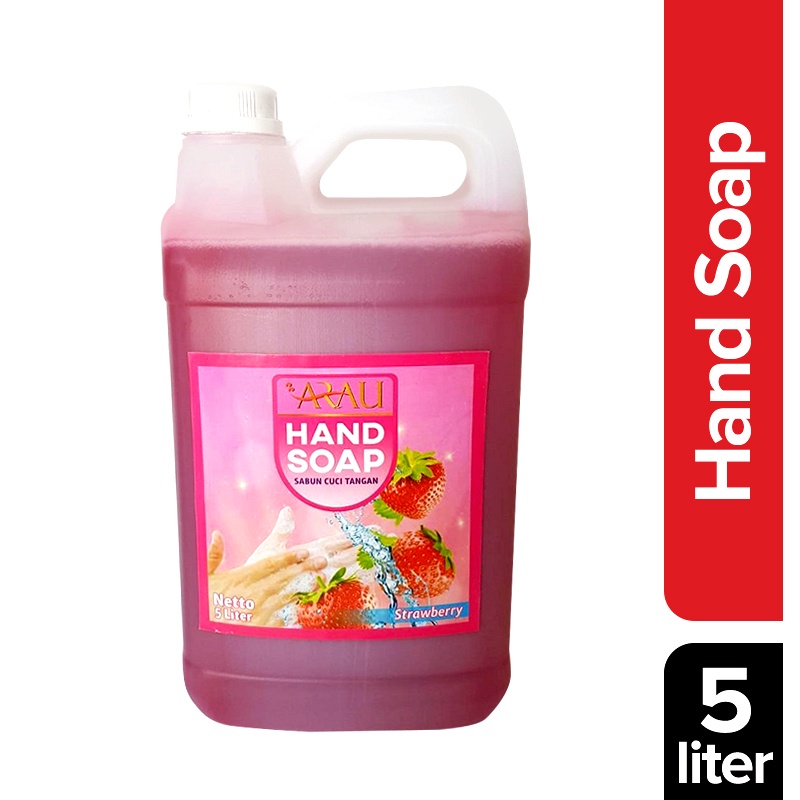 Jual ARAU Hand Soap 5 L - Sabun Cuci Tangan Antibacterial | Shopee ...