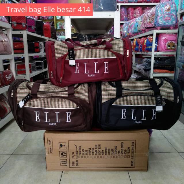 Jual Travel bag Elle besar | Shopee Indonesia