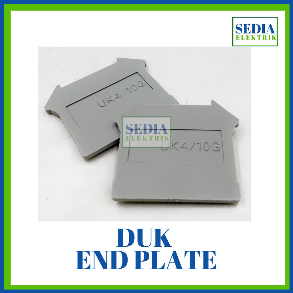 Jual TUTUP TERMINAL BLOCK UK END PLATE / END COVER DUK | Shopee Indonesia