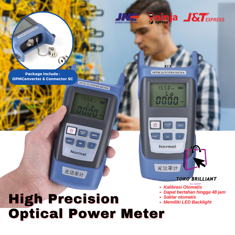 Jual Optical Power Meter OPM Alat Pengukur Daya Fiber Optic [Bisa Bayar ... Jual Optical Power Meter OPM Alat Pengukur Daya Fiber Optic [Bisa Bayar ...