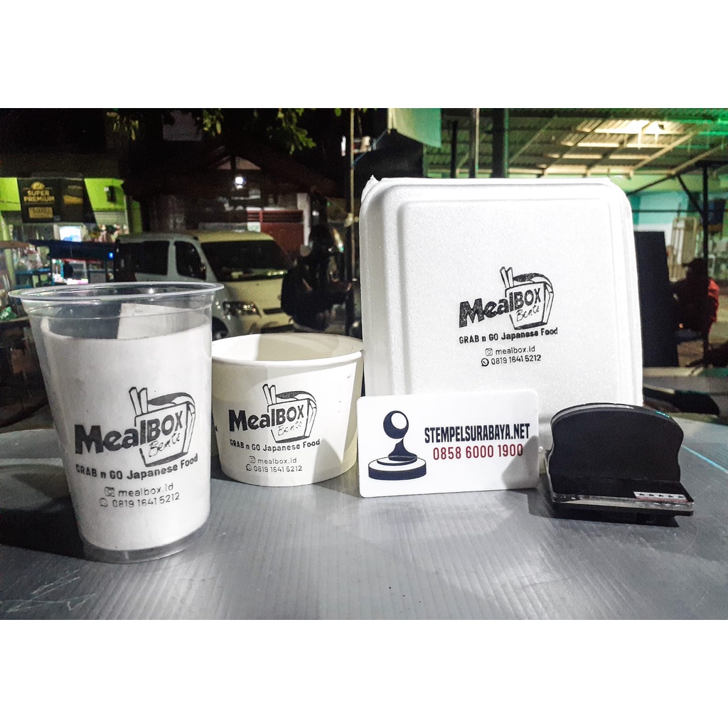 Jual Stempel Gelas Cup Stempel Gelas Boba Stempel Sterofoam Stempel ...