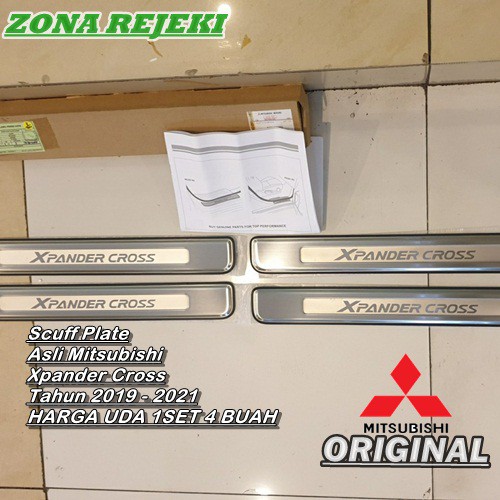 Jual Scuff Plate Scuf Plat Asli Mitsubishi Xpander Cross 2019 2020 2021 ...