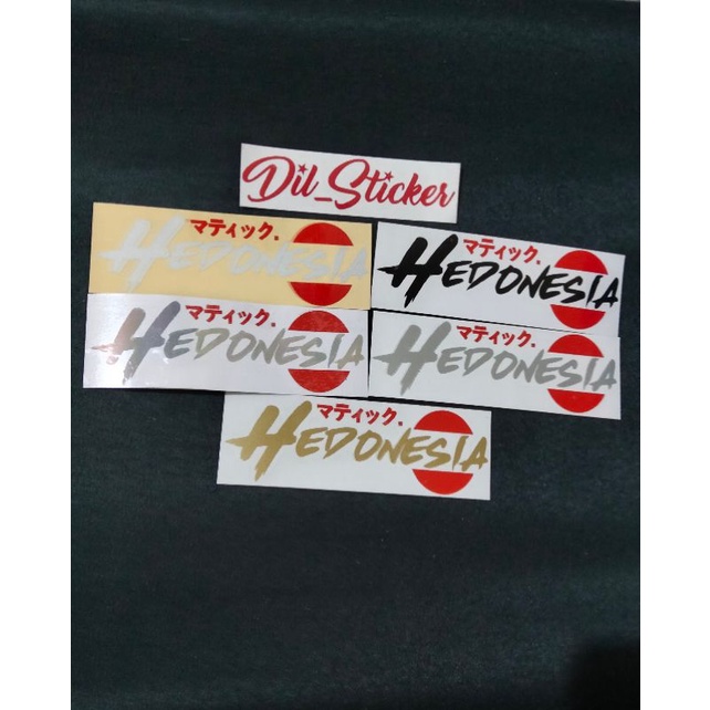 Jual STICKER MATIC HEDONESIA KANJI JEPANG CUTTING | Shopee Indonesia