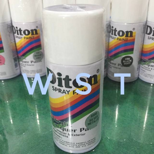 Jual Cat Semprot Pilox Pylox Perak Metalik 8580 SILVER METALLIC DITON ...