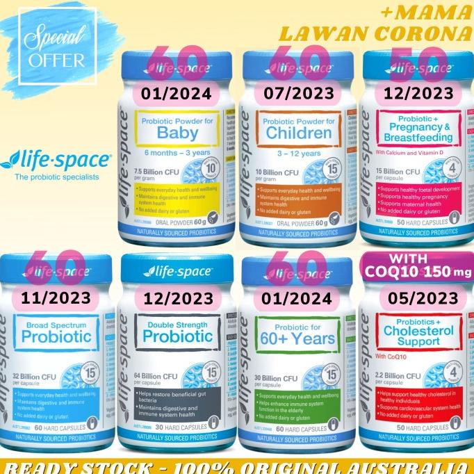 Jual LIFE SPACE Broad Spectrum Probiotic LIFESPACE 60+ 60 Years ...