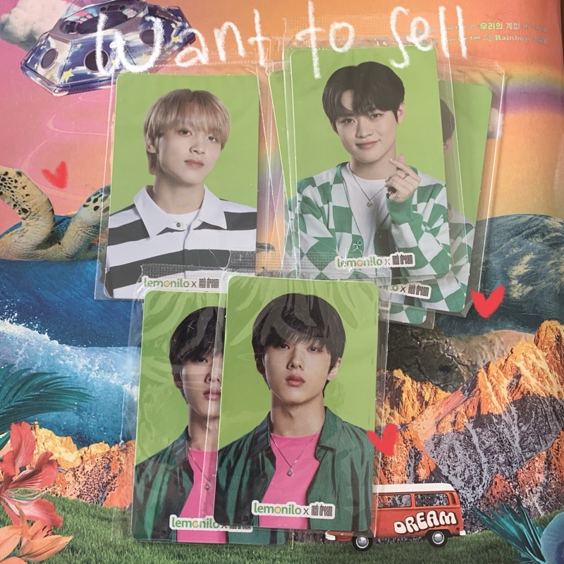 Jual Lemonilo x nct dream official photocard haechan chenle jisung ...