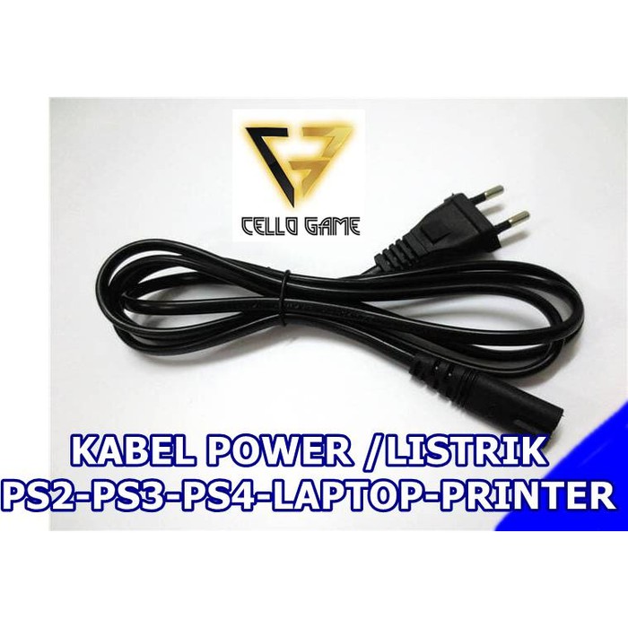 Jual KABEL POWER PS2 PS3 PS4 ADAPTOR LAPTOP KABEL PRINTER 1.8M | Shopee ...