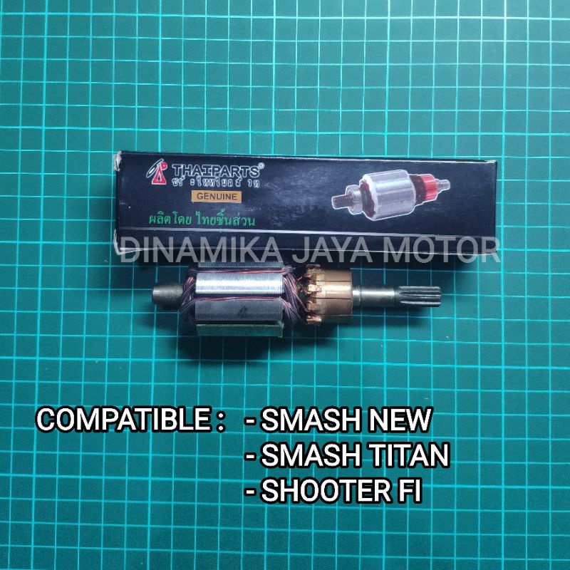 Jual ANGKER DINAMO STATER ARMATURE SMASH NEW SMASH TITAN SHOOTER ...