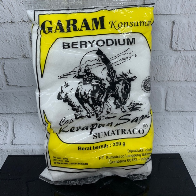 Jual Garam 250gr Cap Karapan Sapi | Shopee Indonesia