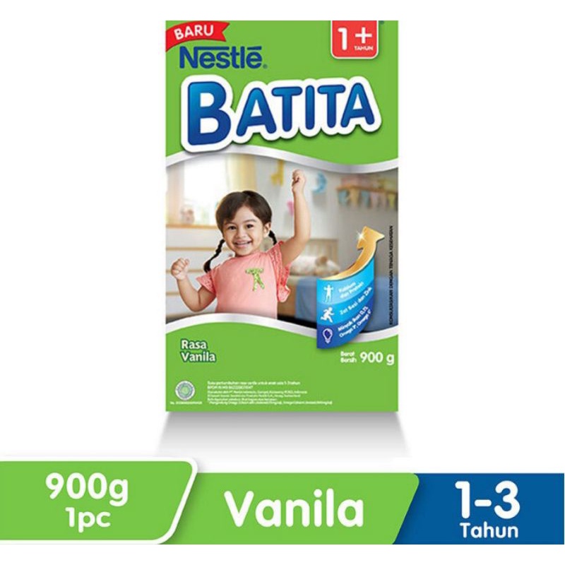 Jual Nestle BATITA 1+ Susu Formula Vanila Box 900g | Shopee Indonesia