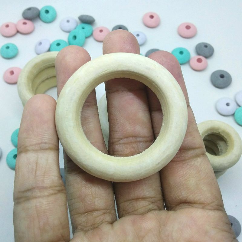 Jual Ring Kayu Natural 4 Ukuran tanpa sambungan | Wooden Ring | Ring ...