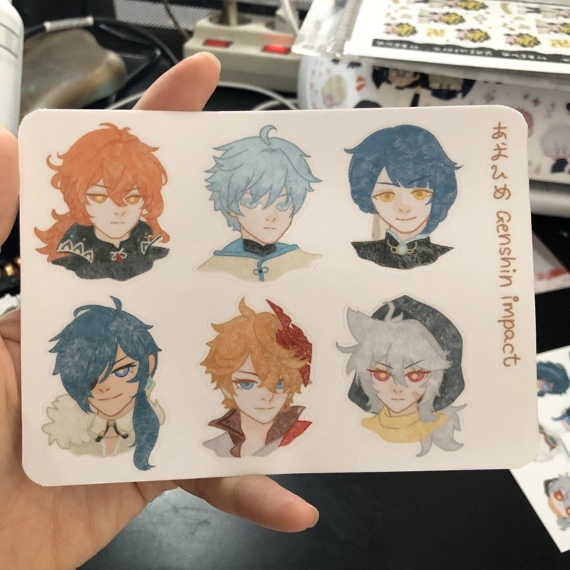 Jual Anime Sticker Sheet by Aohimeee | Haikyuu BNHA Jujutsu Kaisen ...
