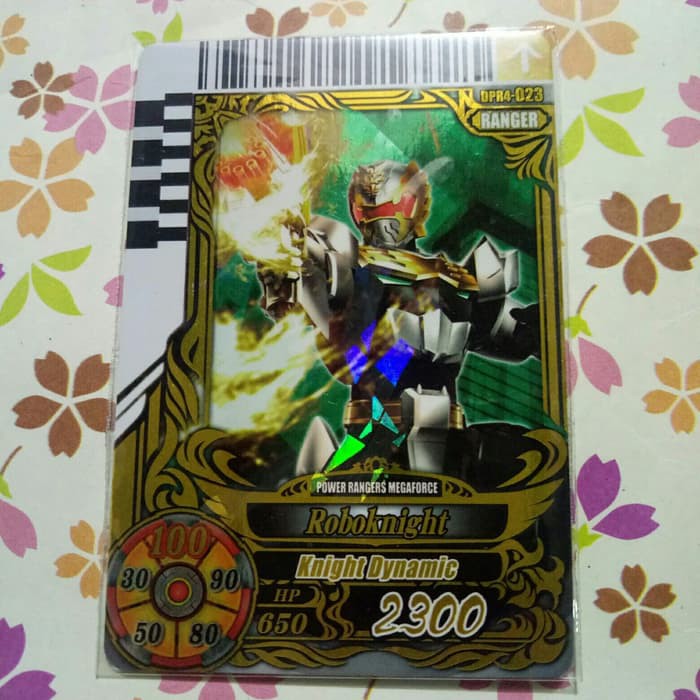 Jual power ranger card battle gold ranger roboknight v4 | Shopee Indonesia