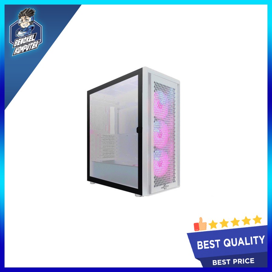 Jual CASING PC CUBE GAMING STALLA WHITE | Shopee Indonesia